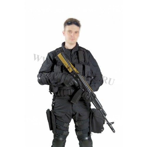 Set of modular equipment with fastening MOLLE system for departments ...